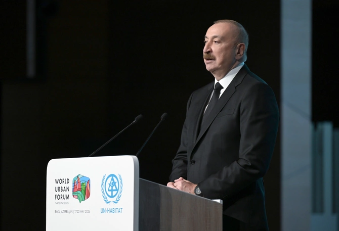 At the opening ceremony of WUF13, Ilham Aliyev cited examples of the ...