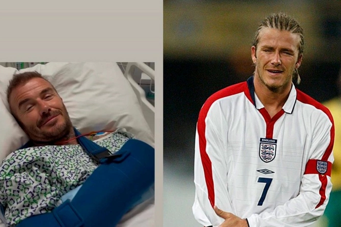 David Beckham underwent surgery due to an injury from 22 years ago ...