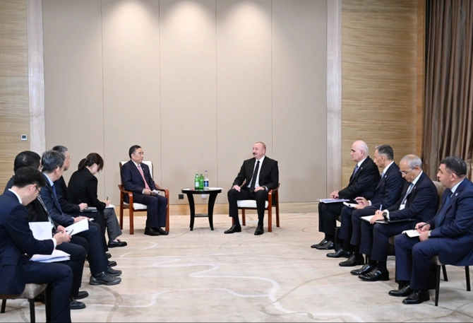 The President met with the chairman of CCCC company in Tianjin | Baku ...