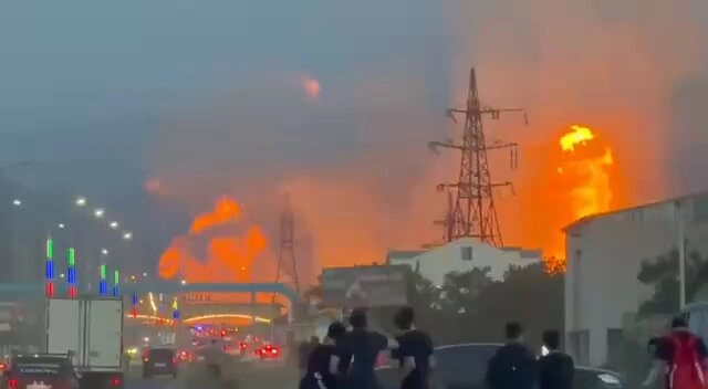 A major fire broke out at a gas distribution station in Dagestan | Baku ...