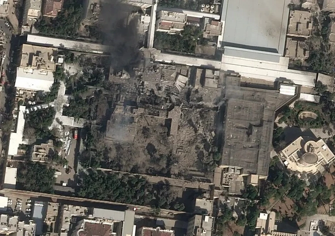 Satellite images have confirmed the complete destruction of Ayatollah ...
